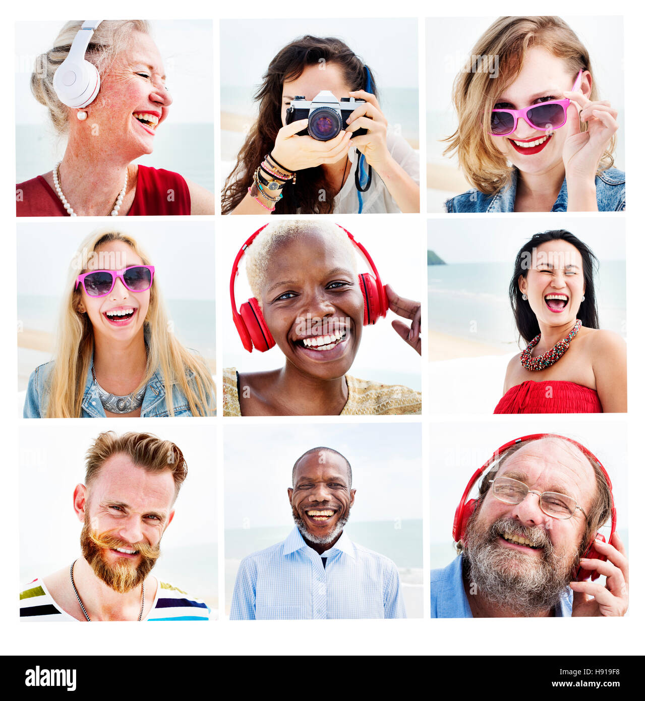 Friends Friendship Portrait Togetherness Fun Concept Stock Photo - Alamy
