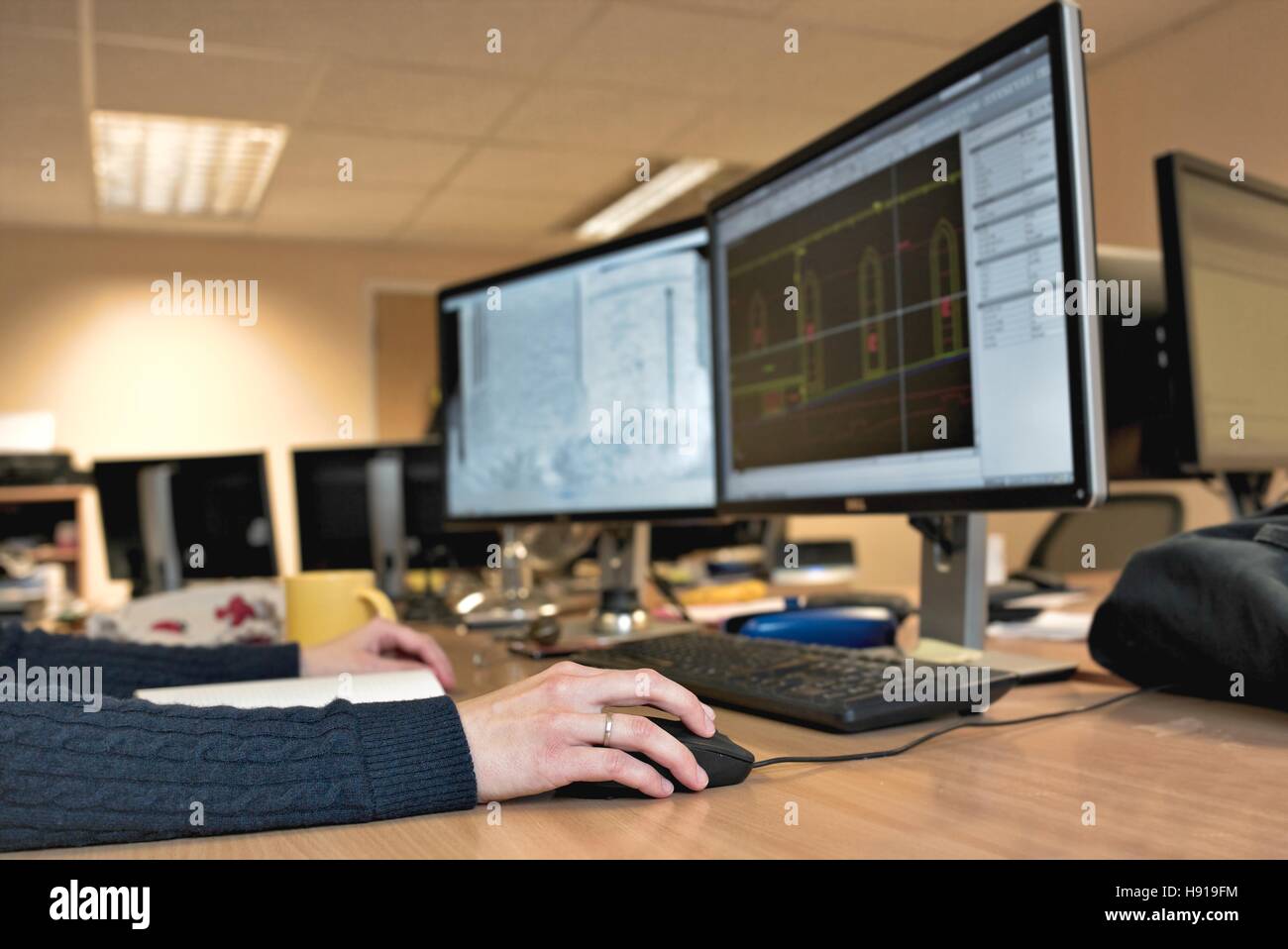 Female architect cad hi-res stock photography and images - Alamy