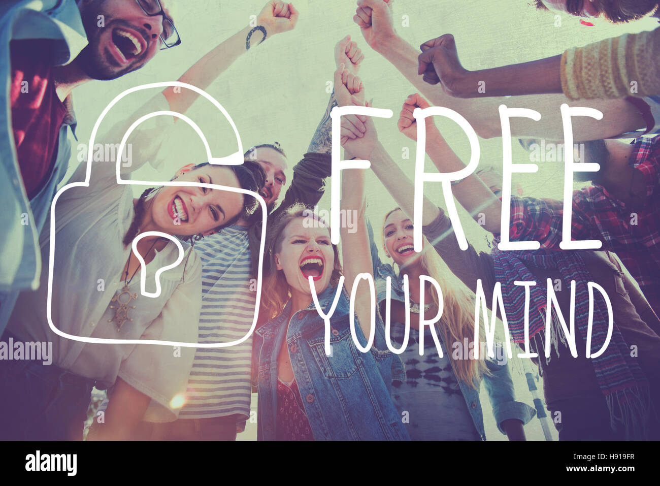 Free thinking attitude hi-res stock photography and images - Alamy