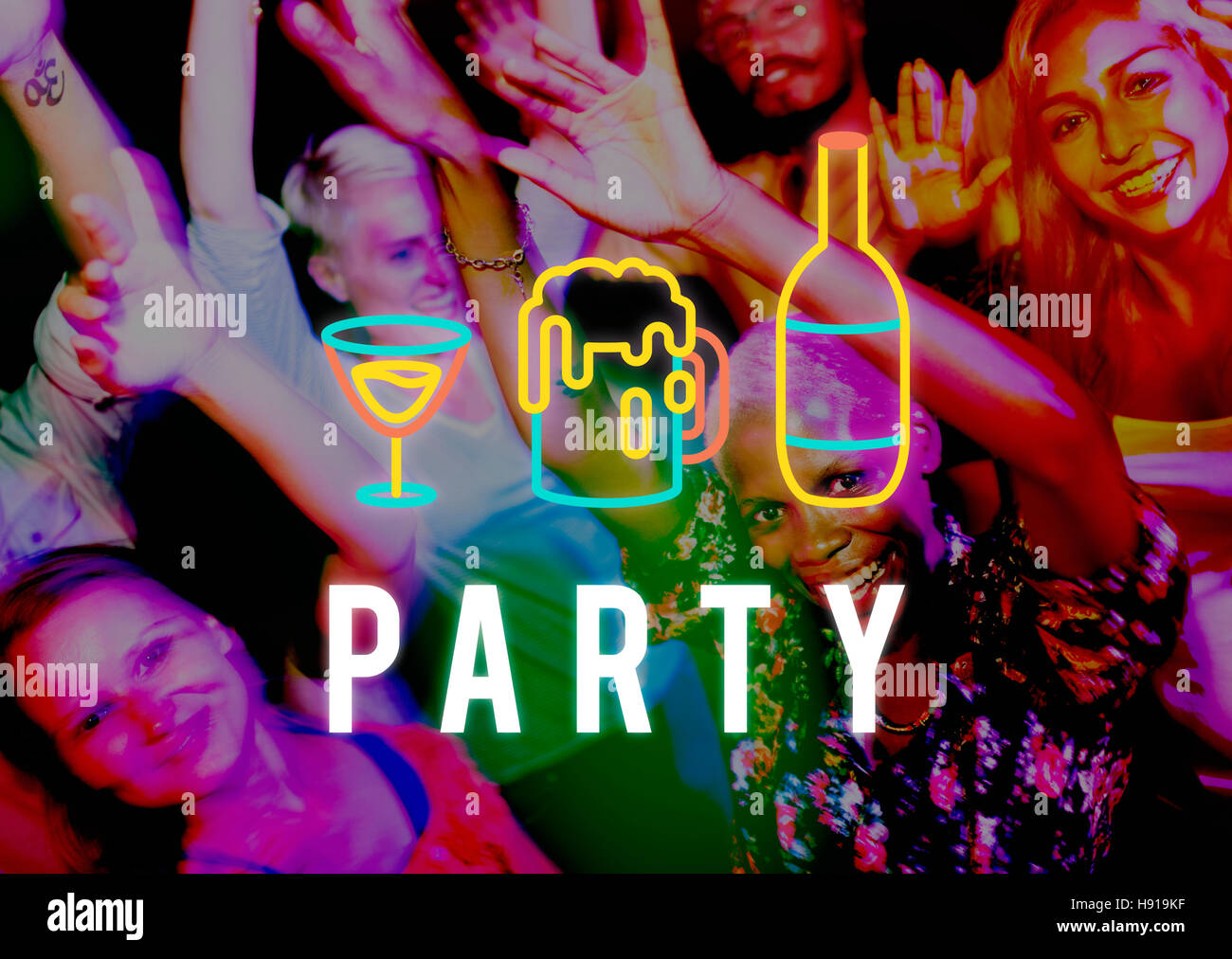 Beach party beers hi-res stock photography and images - Alamy