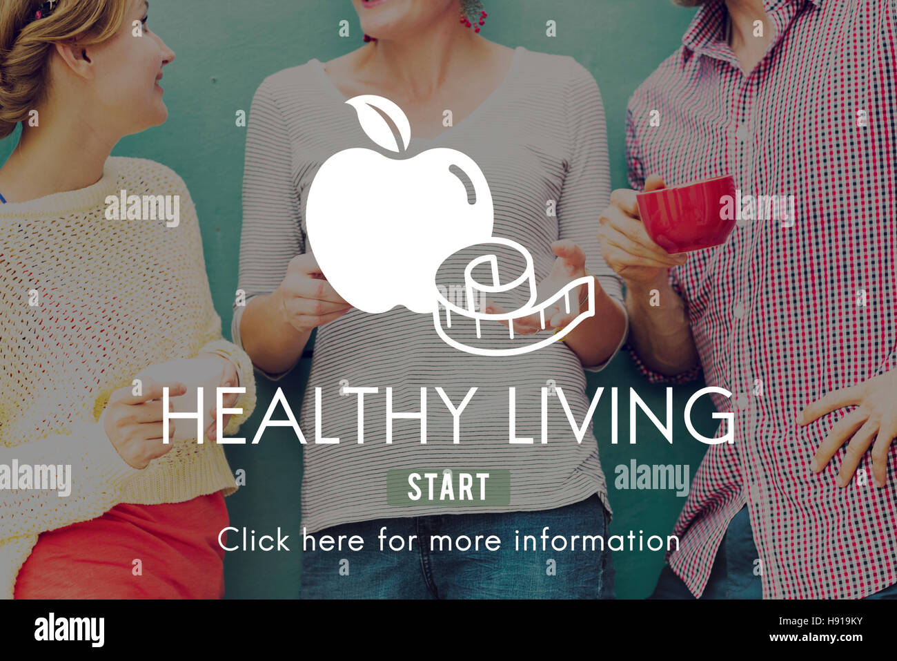 Healthy Living Life Nutrition Development Active Concept Stock Photo ...
