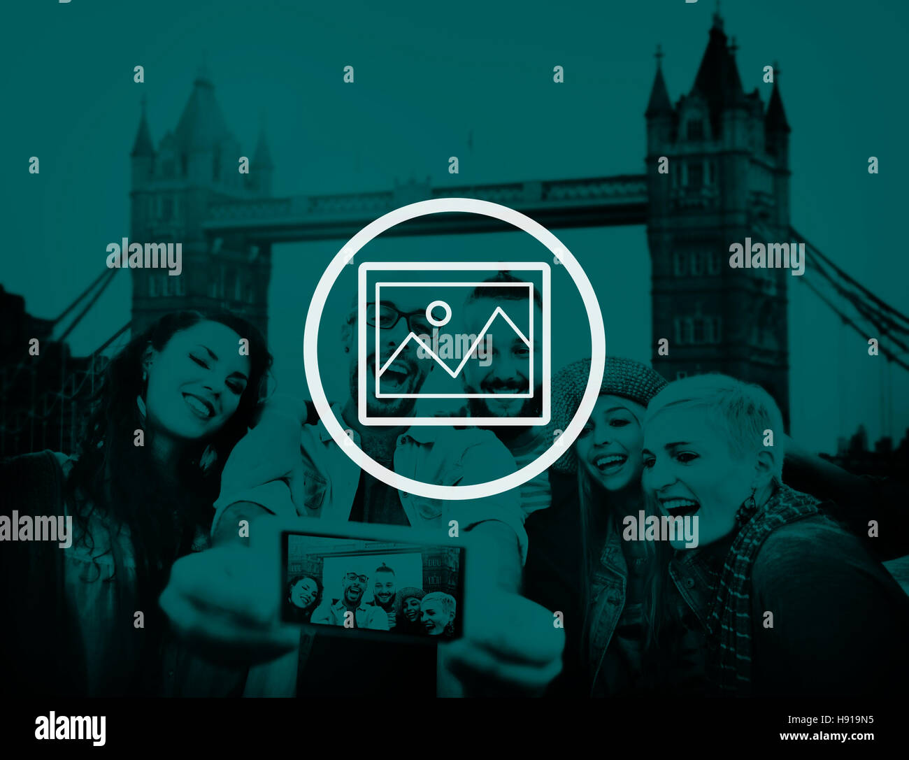 Preview Photograph Icon Image Picture Symbol Concept Stock Photo - Alamy