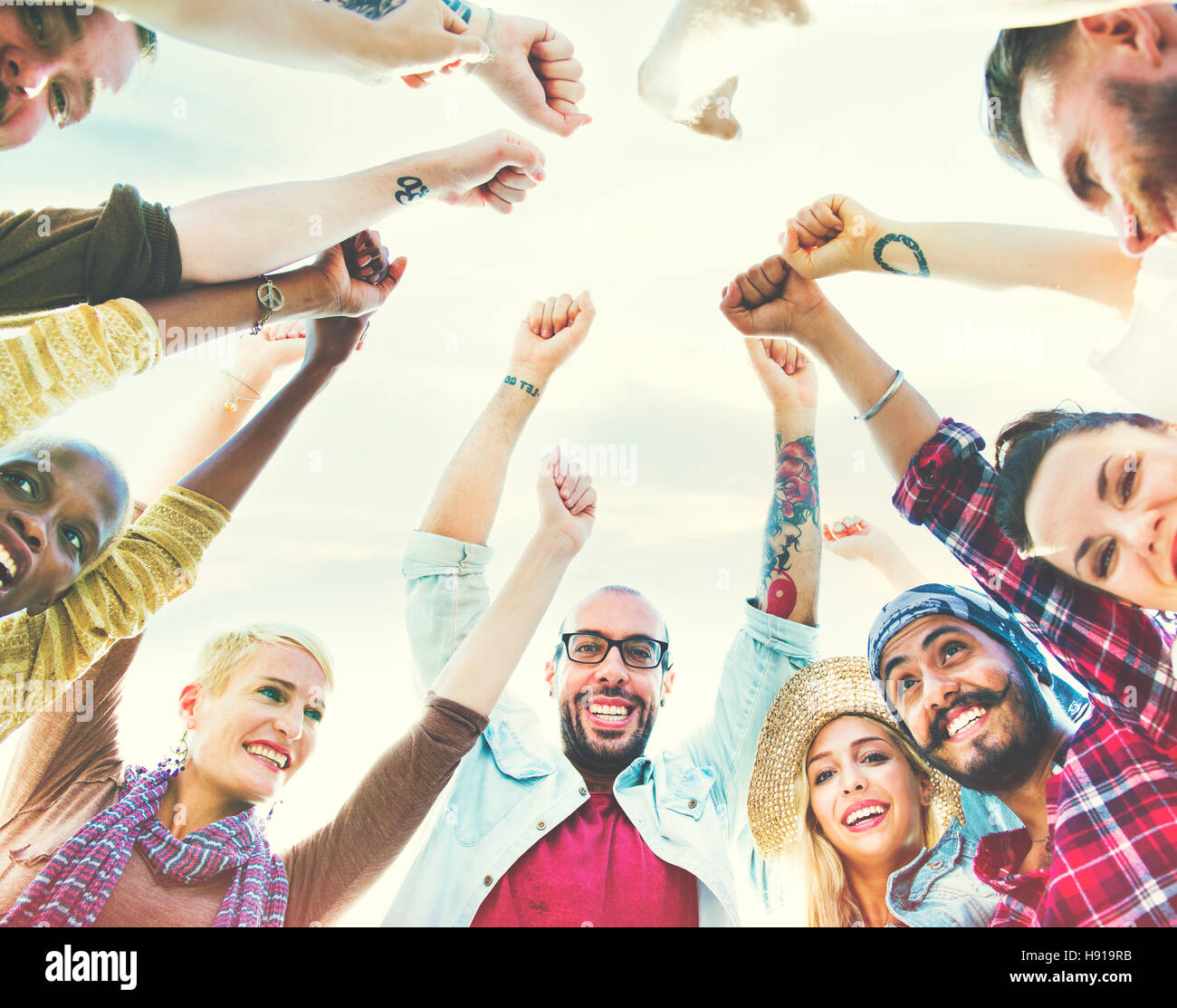 Friends Friendship Togetherness Fun Concept Stock Photo - Alamy