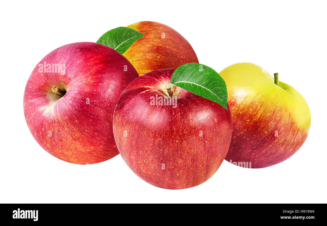 apple isolated on white background Stock Photo - Alamy