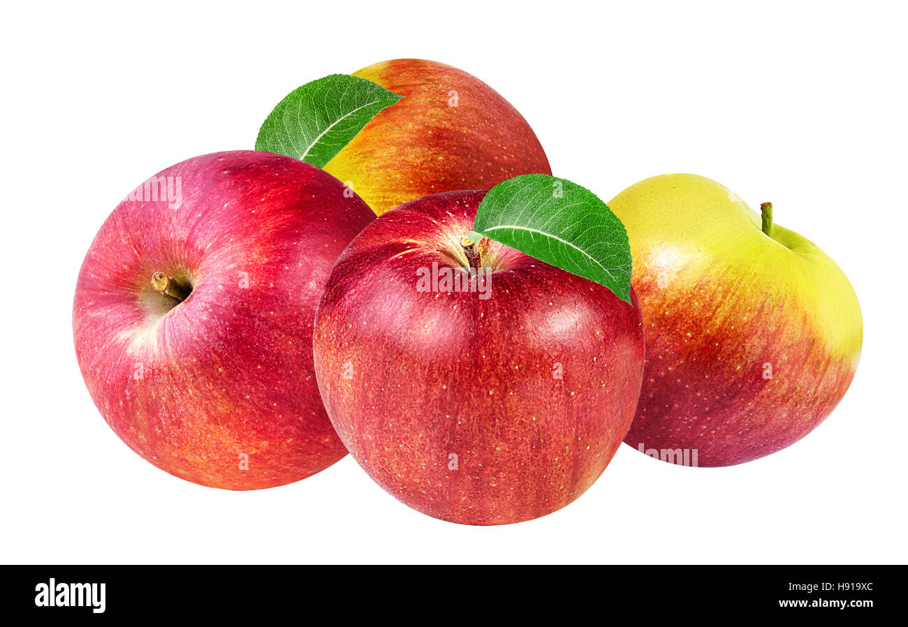 apple isolated on white background Stock Photo - Alamy