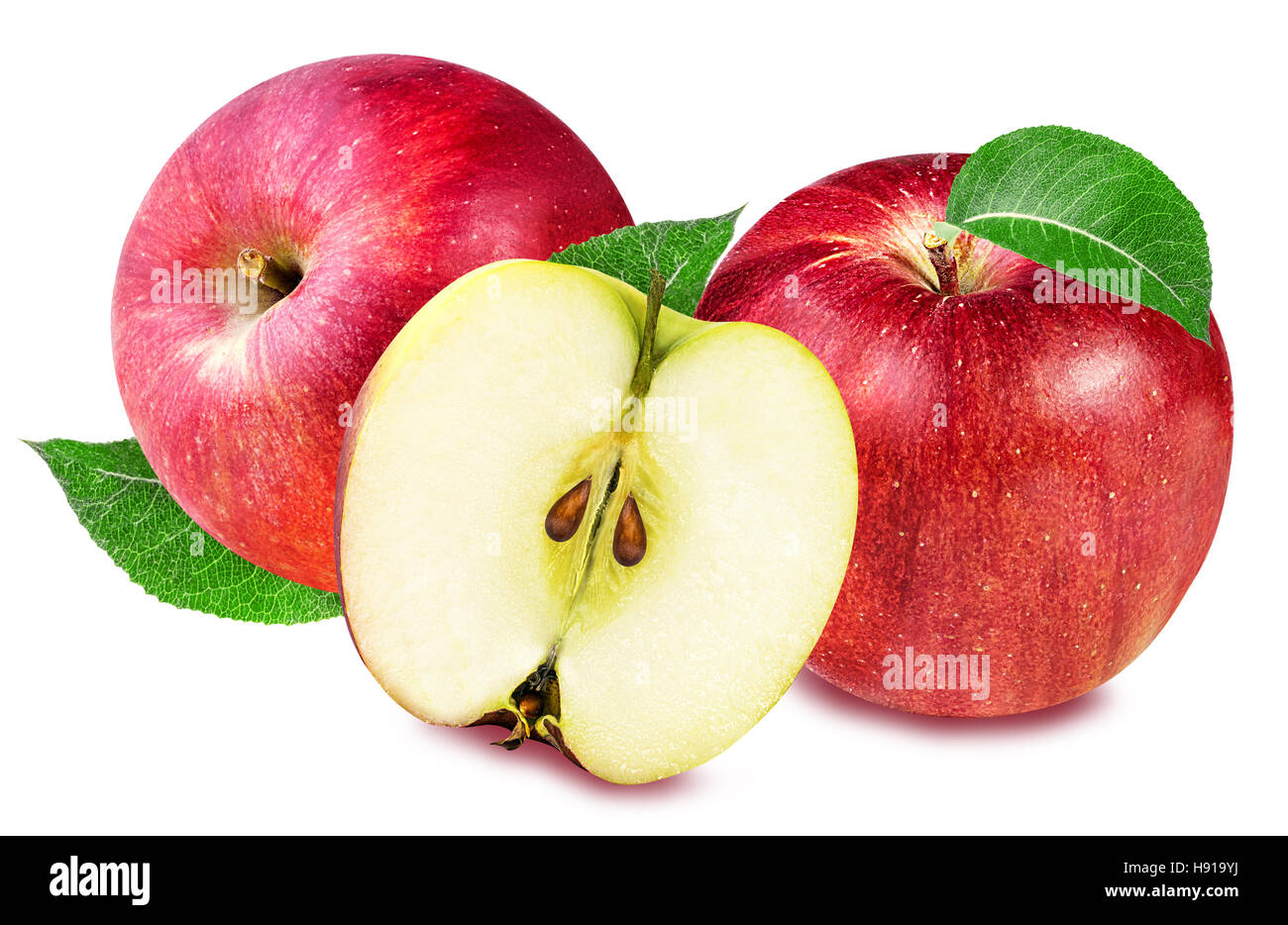 apple isolated on white background Stock Photo - Alamy