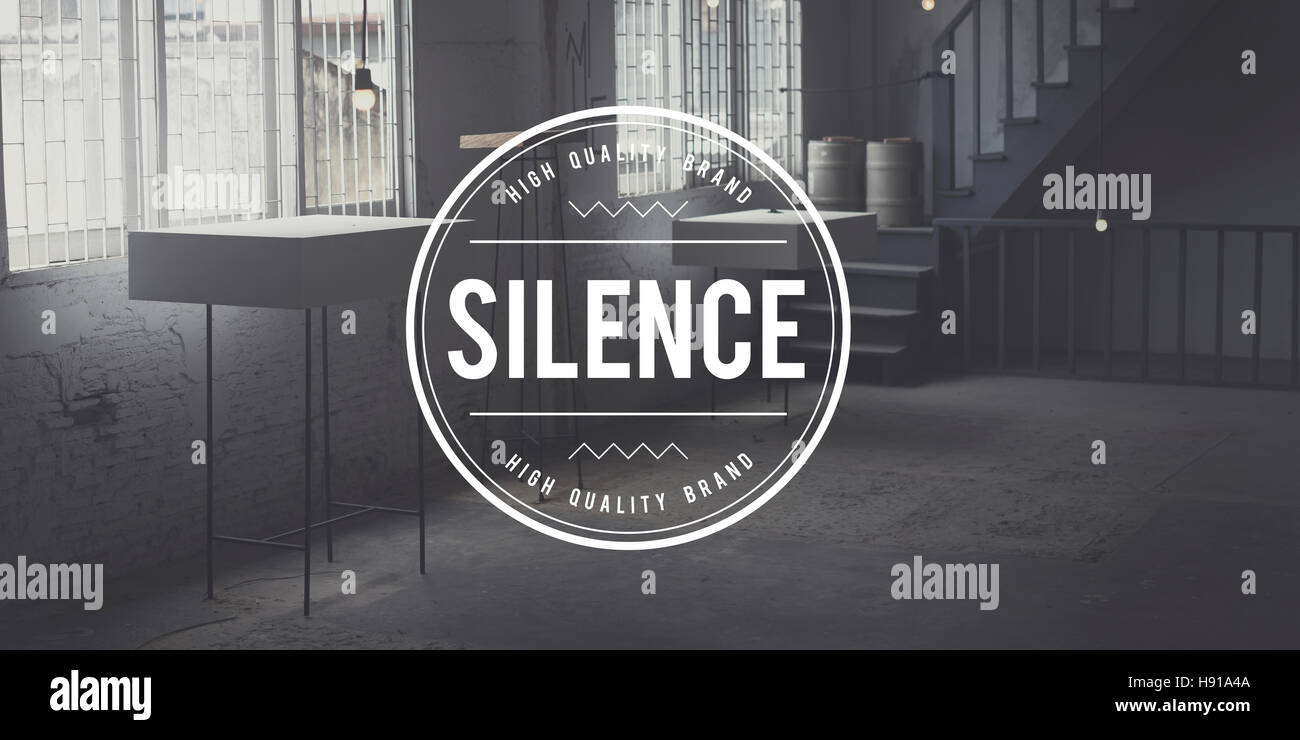 Silence Tranquil Envision Mindfulness Peace Quiet Concept Stock Photo ...