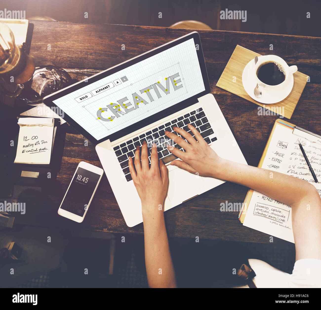 Create Creative Ideas Thinking Thoughts Concept Stock Photo - Alamy