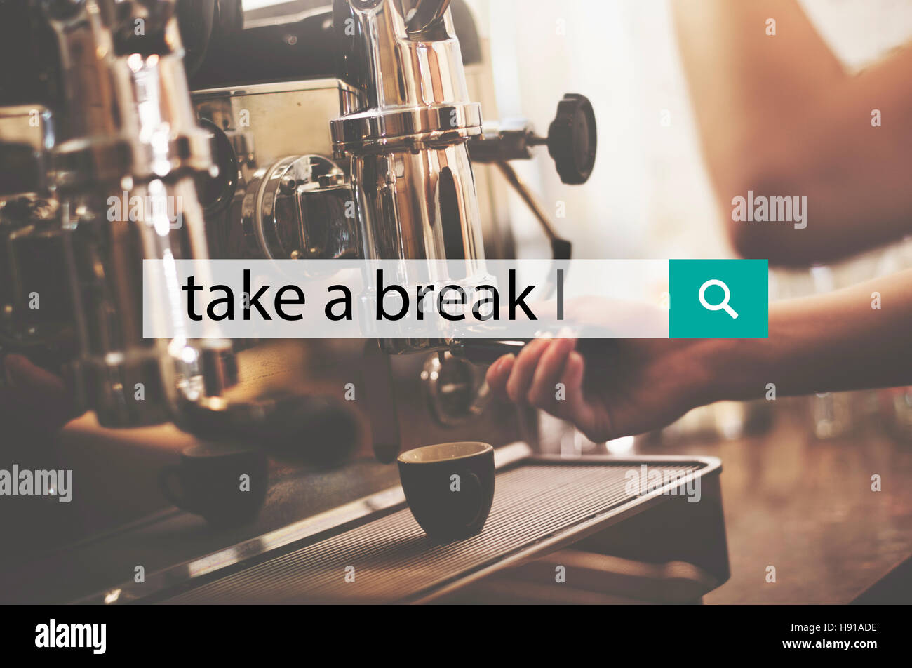 Take A Break Time Relaxation Lifestyle Concept Stock Photo - Alamy
