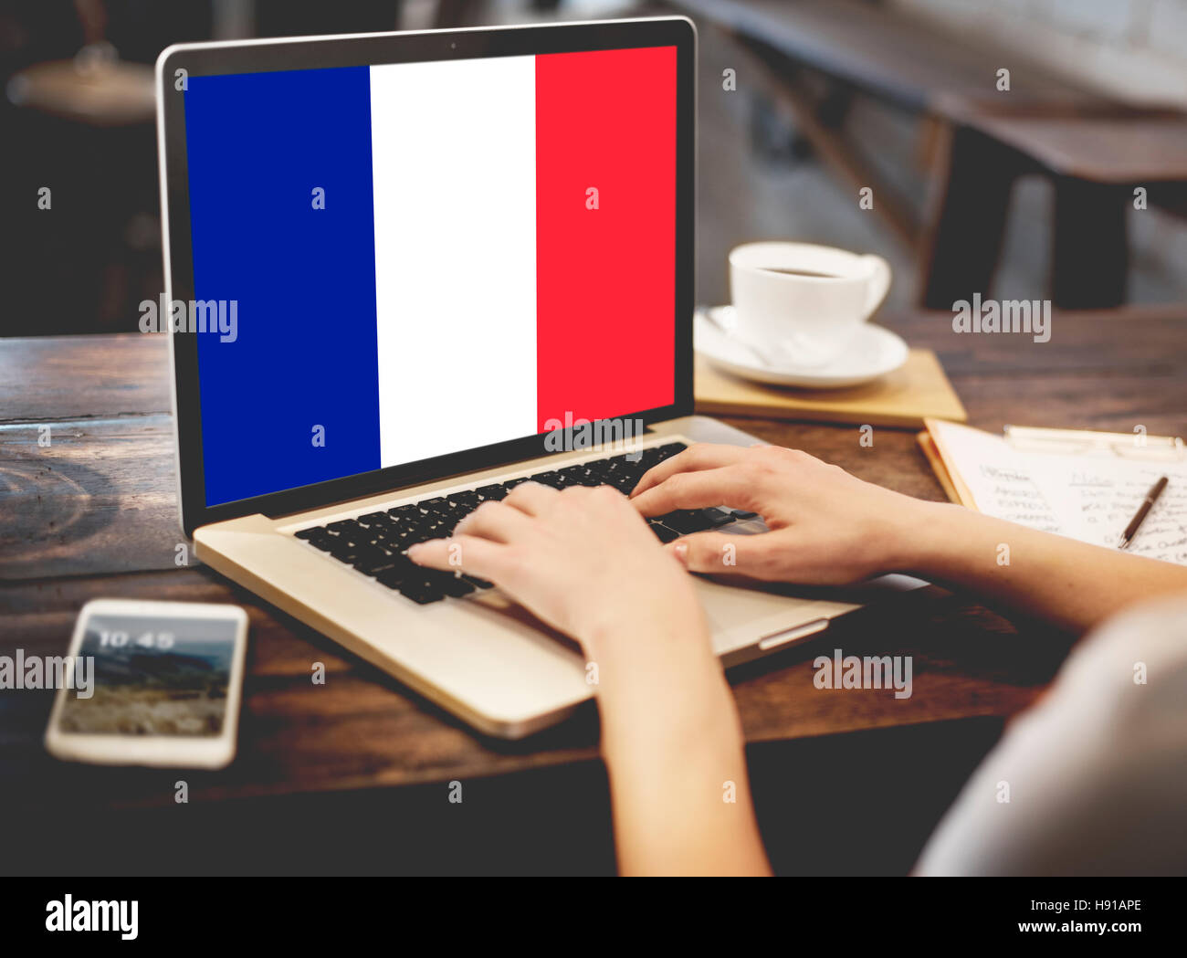 France Country Flag Nationality Culture Liberty Concept Stock Photo - Alamy
