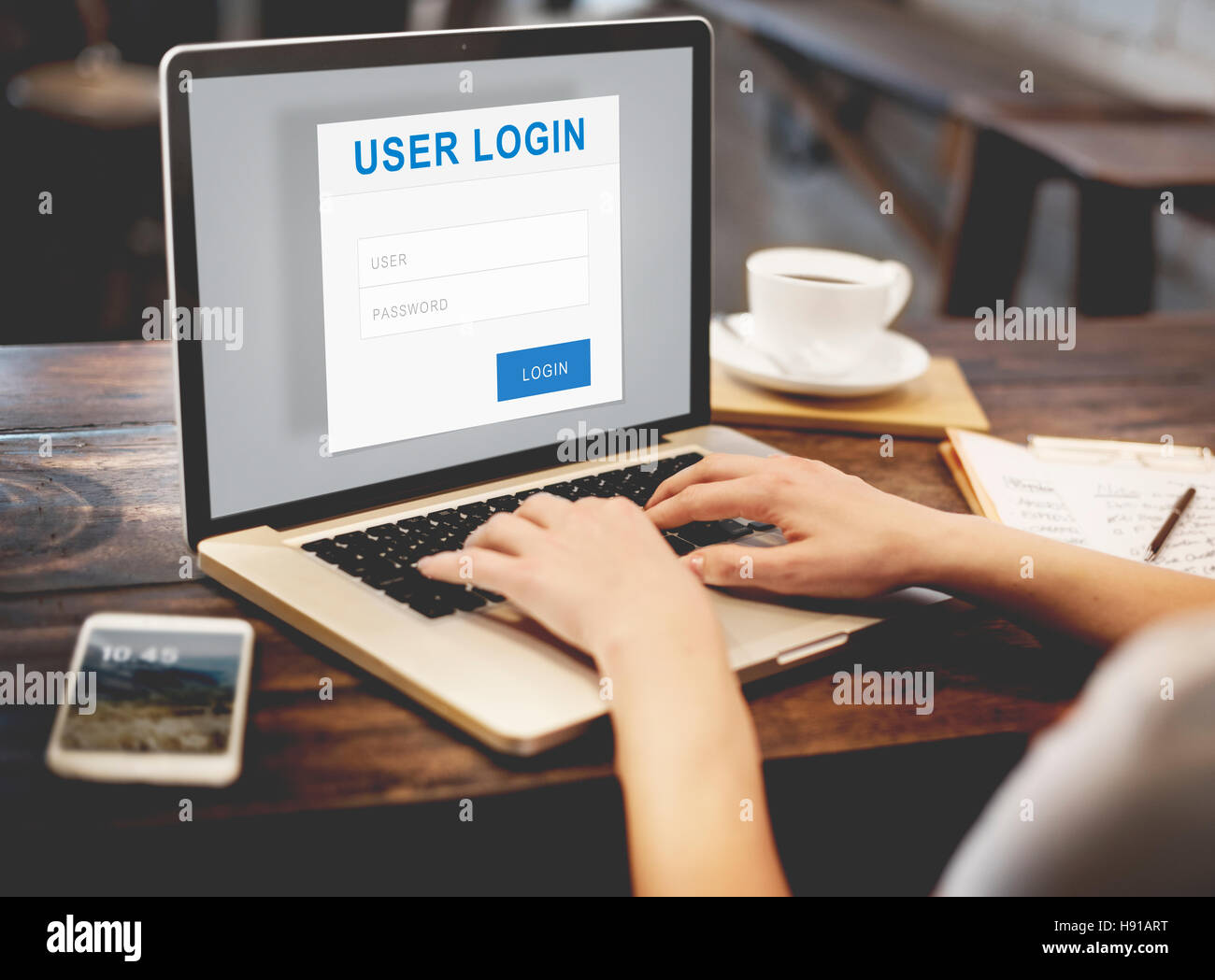 User Login Security Privacy Protection Concept Stock Photo - Alamy