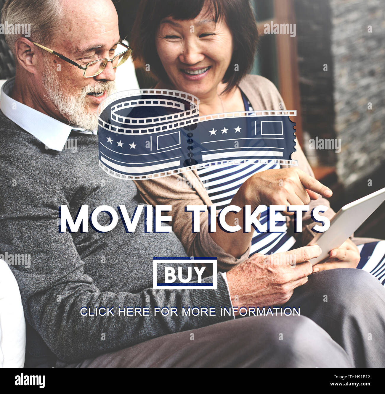 Movie tickets buying entertainment hi-res stock photography and images ...