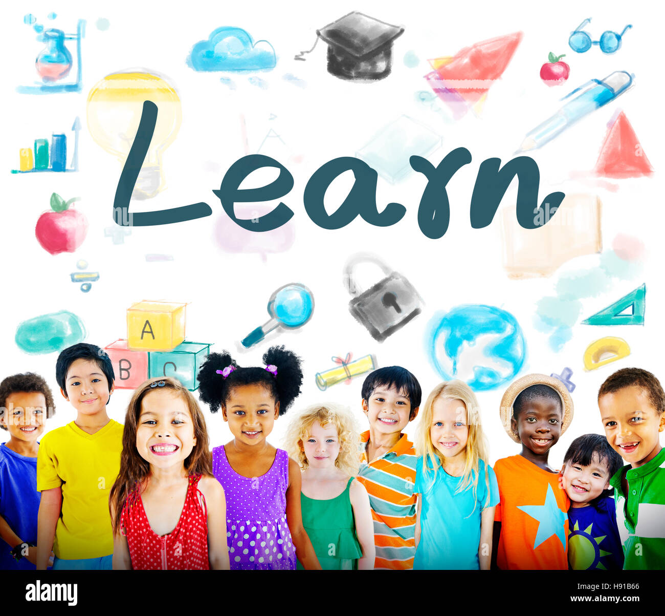 Learn Education Learning Progress Improvement Concept Stock Photo - Alamy