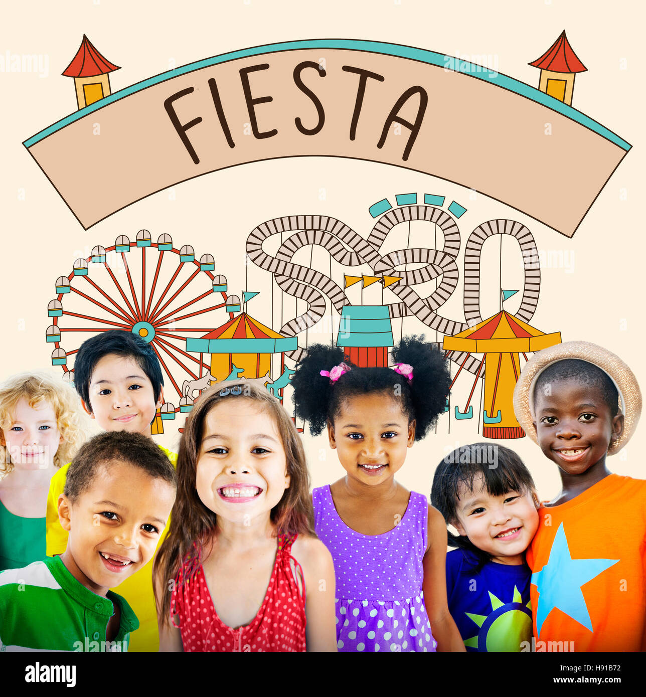 Fiesta Celebrate Enjoyment Event Fiesta Happiness Concept Stock Photo ...