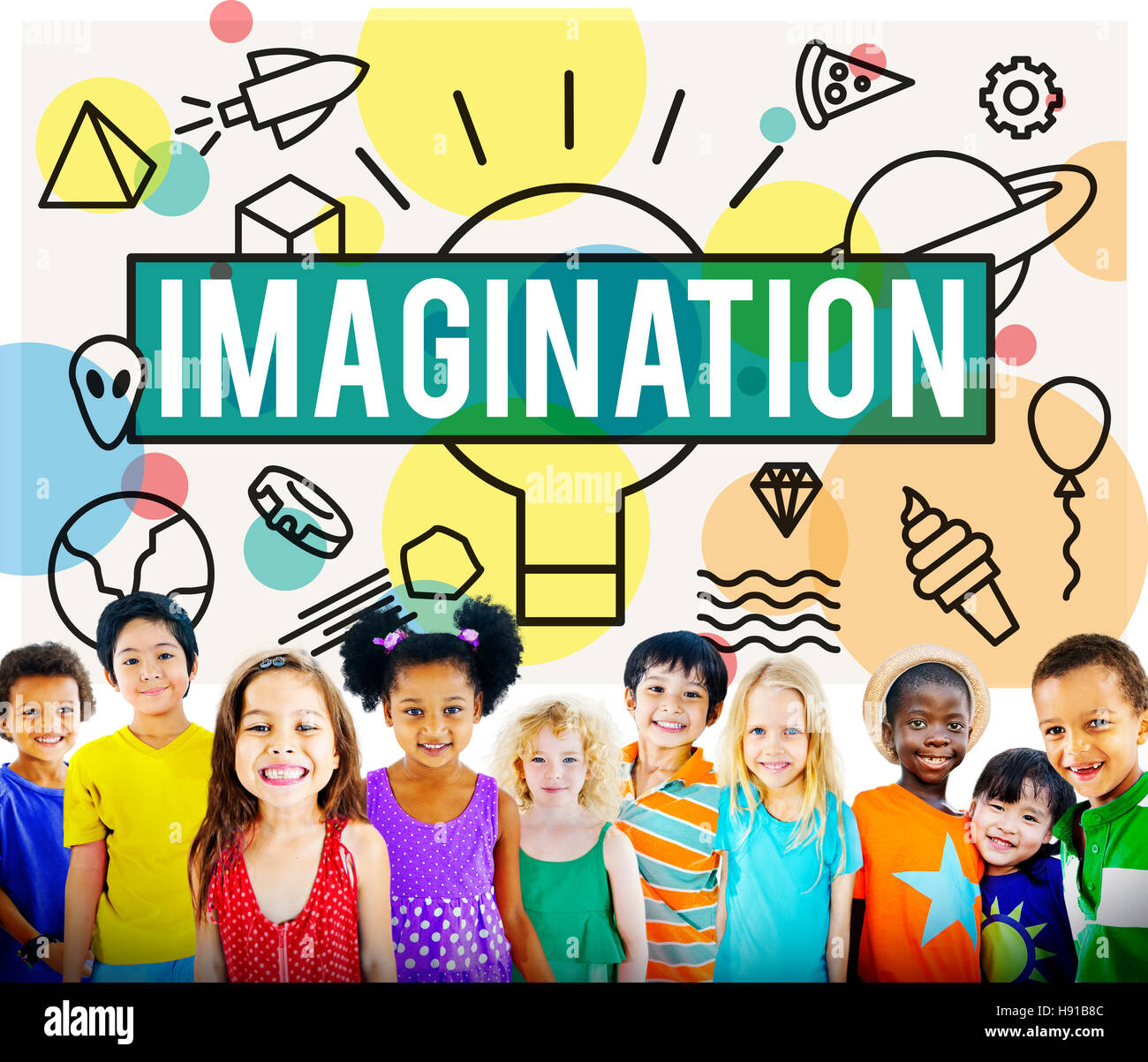 Imagine Vision Inspiration Creativity Dream Big Concept Stock Photo - Alamy
