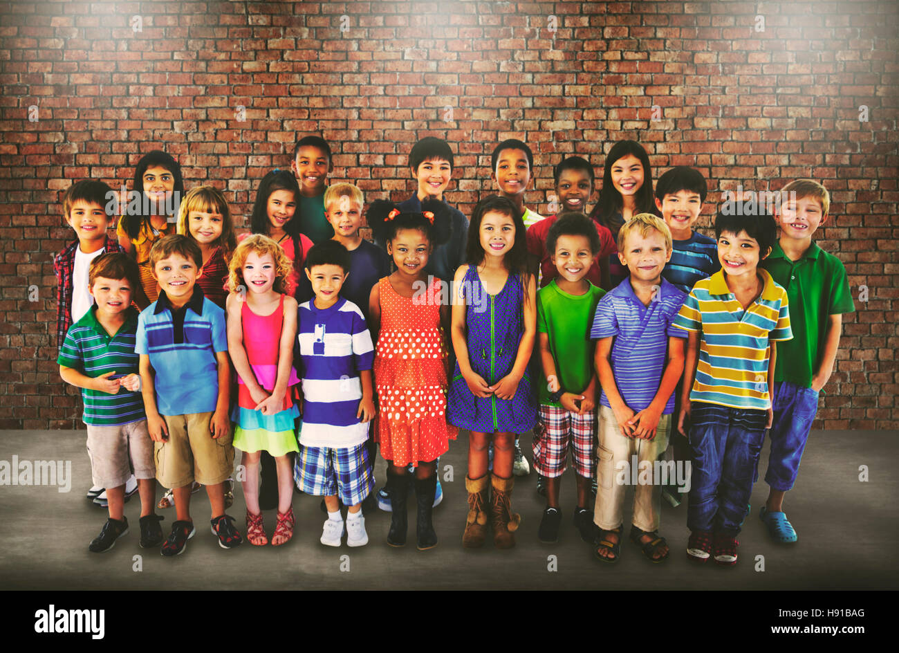 Children Childhood Friends Friendship Happiness Concept Stock Photo - Alamy