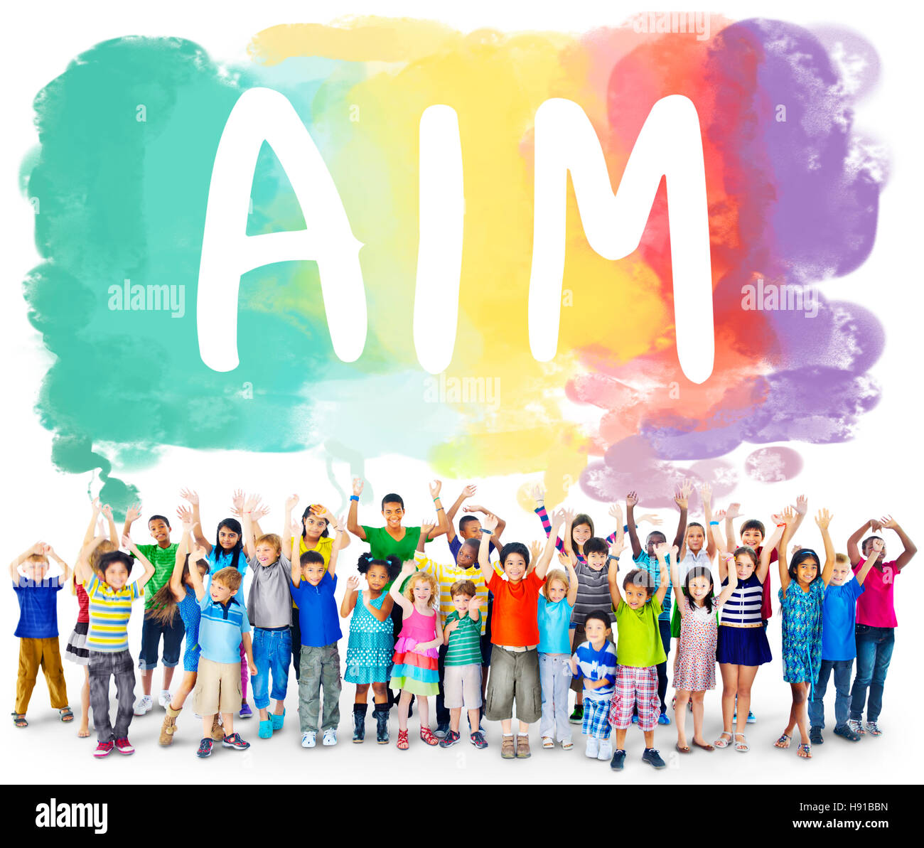 Ambition AIm Aspire Goals Motivation Aspirations Concept Stock Photo ...