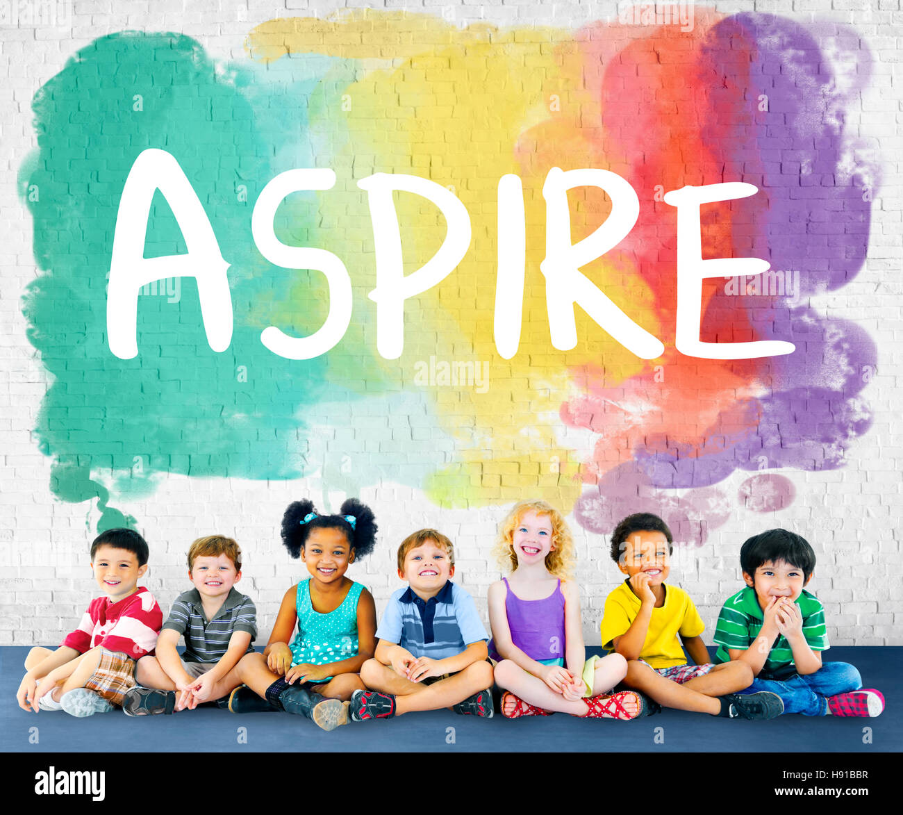 Ambition AIm Aspire Goals Motivation Aspirations Concept Stock Photo ...