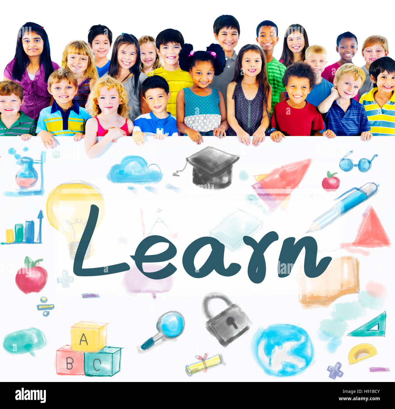 Learn Education Learning Progress Improvement Concept Stock Photo - Alamy