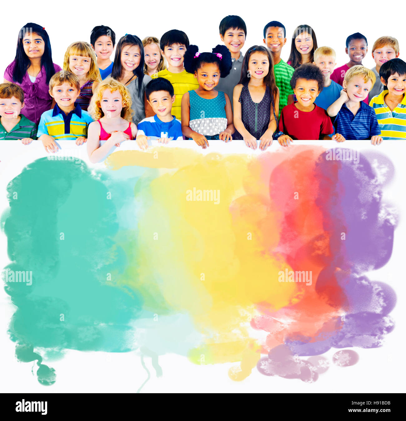 Painting Coloring Artwork Crayon Creativity Concept Stock Photo - Alamy