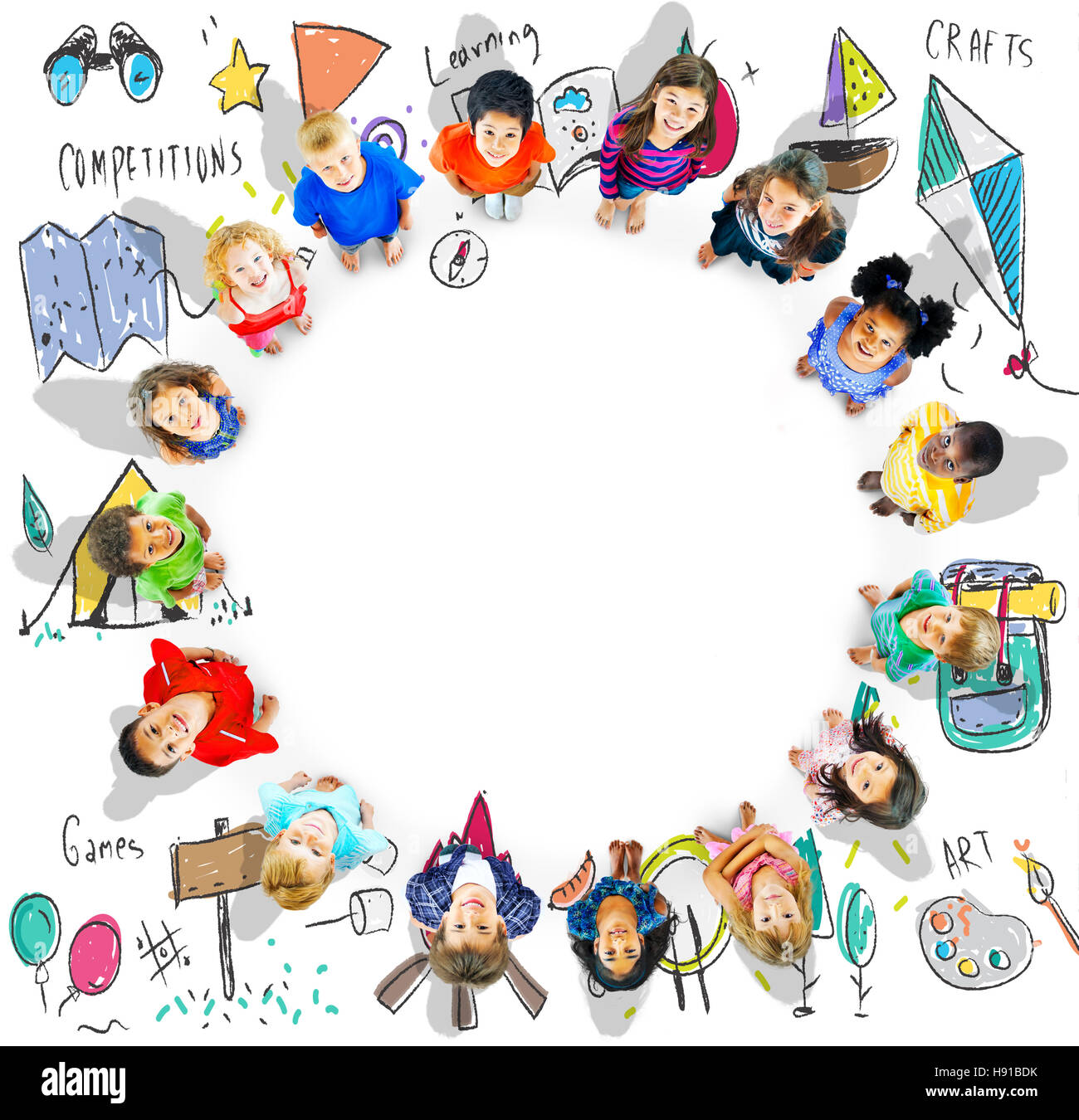 Summer Camp Adventure Exploration Enjoyment Concept Stock Photo - Alamy