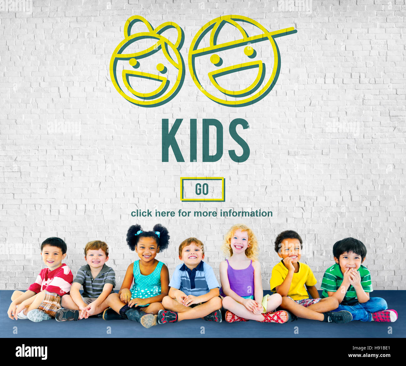 Kids Children Offspring Generation Life Concept Stock Photo - Alamy