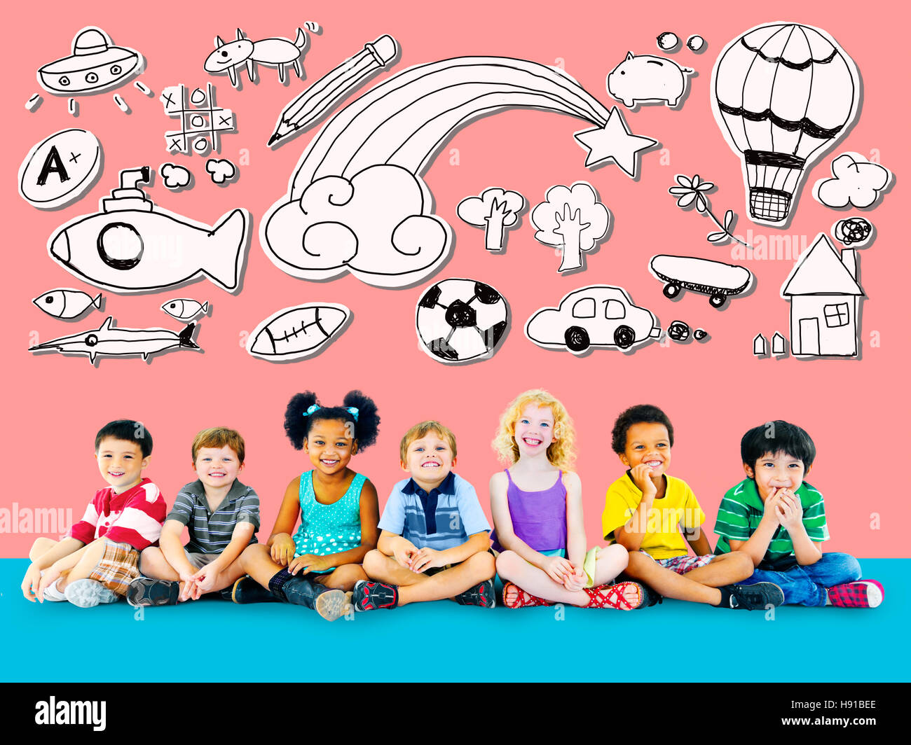 Hobby Immagination Fun Creativity Activity Inspiration Concept Stock ...