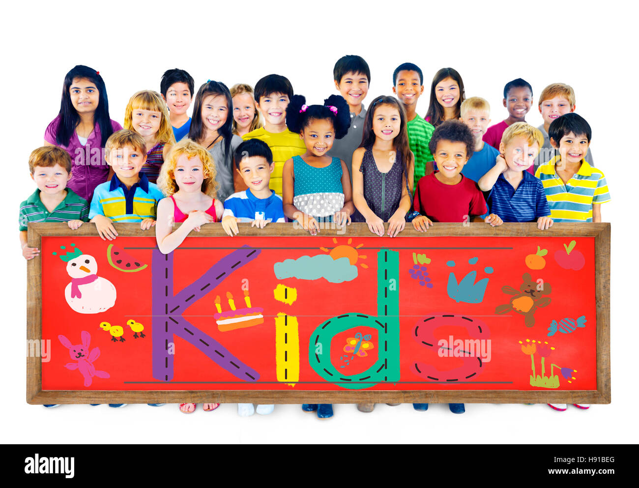 KIds Imagination Handwriting Create Drawing Concept Stock Photo - Alamy