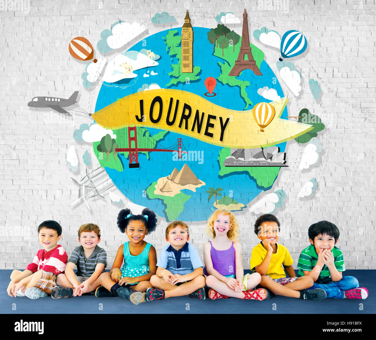 Journey Exploration Tour Travel Trek Vacation Concept Stock Photo - Alamy