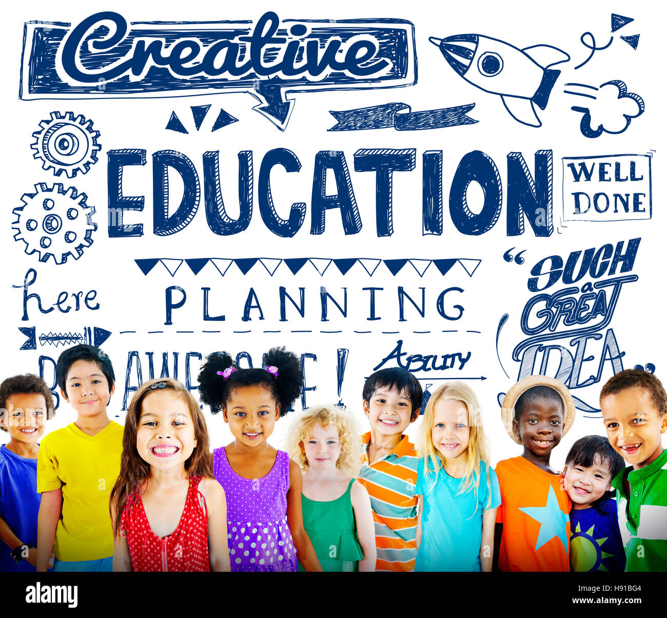 Education Learning Studying Student Insight Concept Stock Photo - Alamy