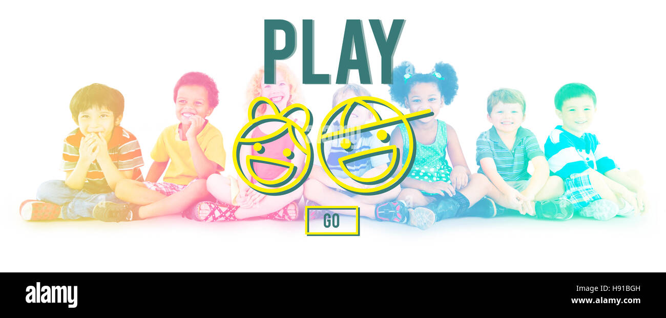 Play Fun Amusement Happiness Activity Playground Concept Stock Photo ...