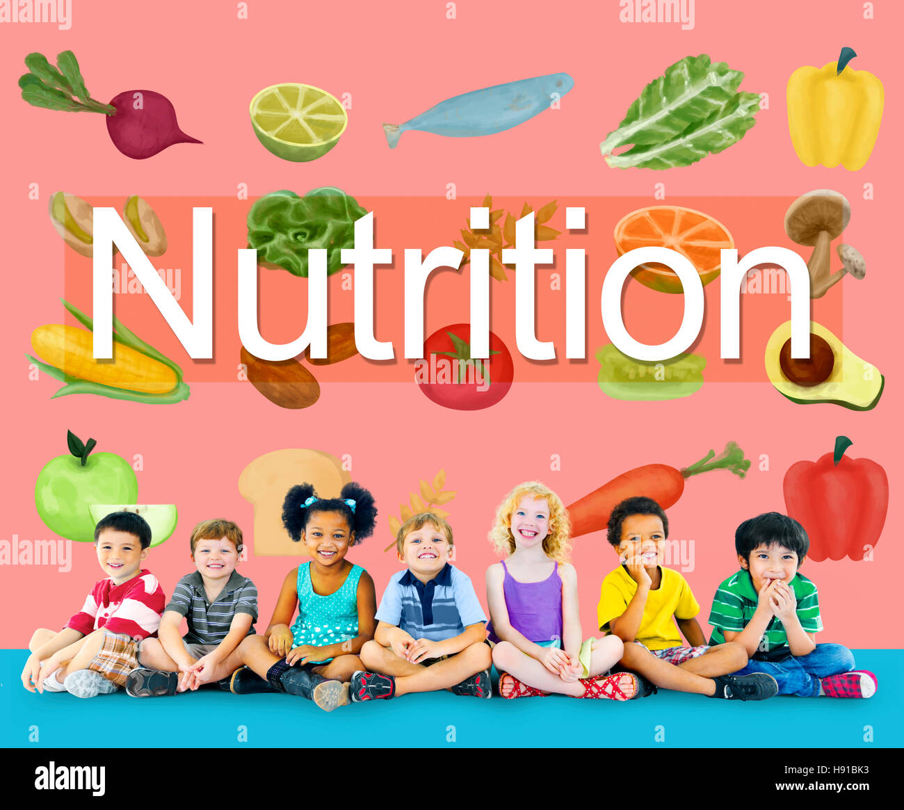 Nutrition Food Diet Healthy Life Concept Stock Photo - Alamy