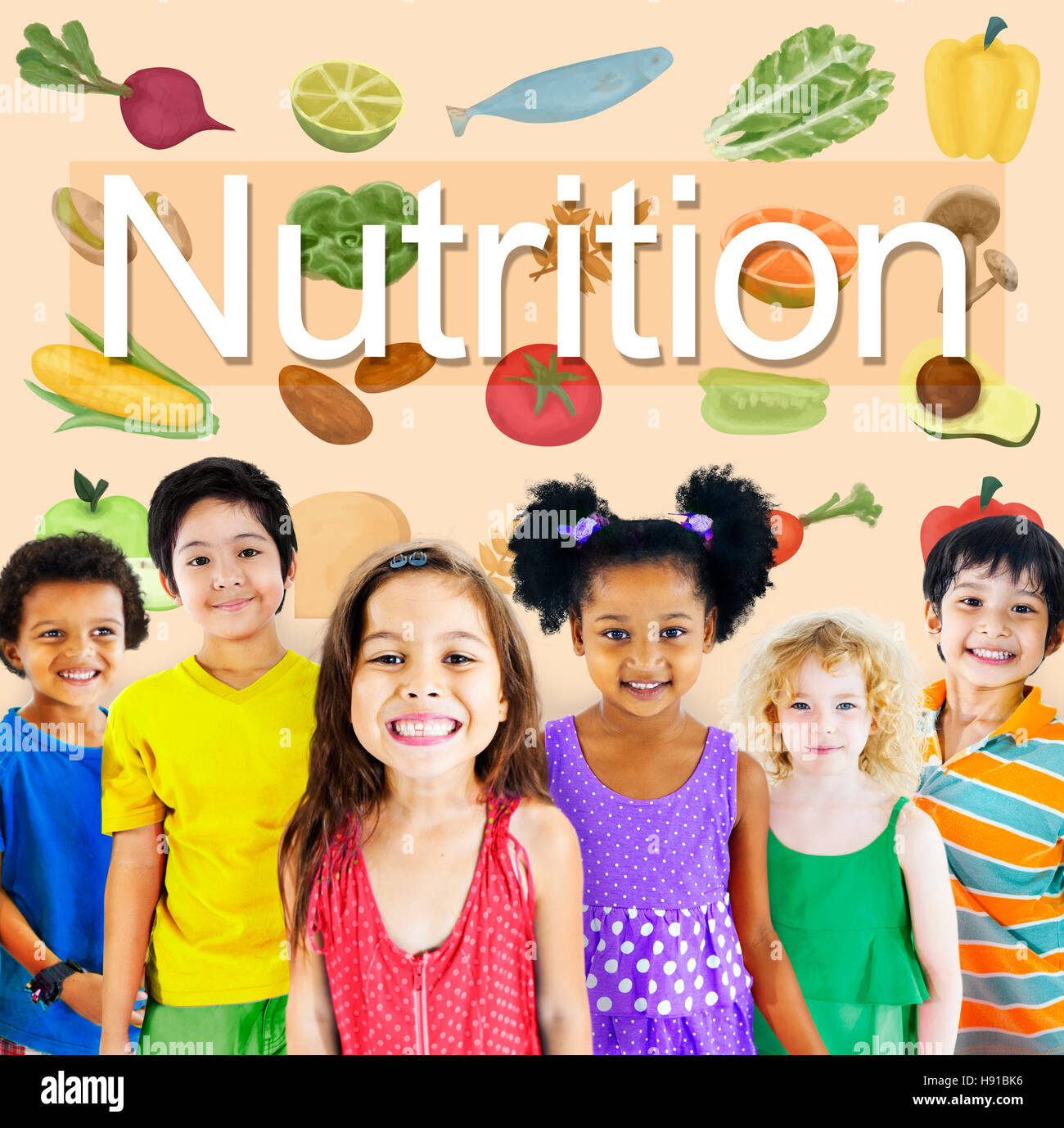 Nutrition Food Diet Healthy Life Concept Stock Photo - Alamy