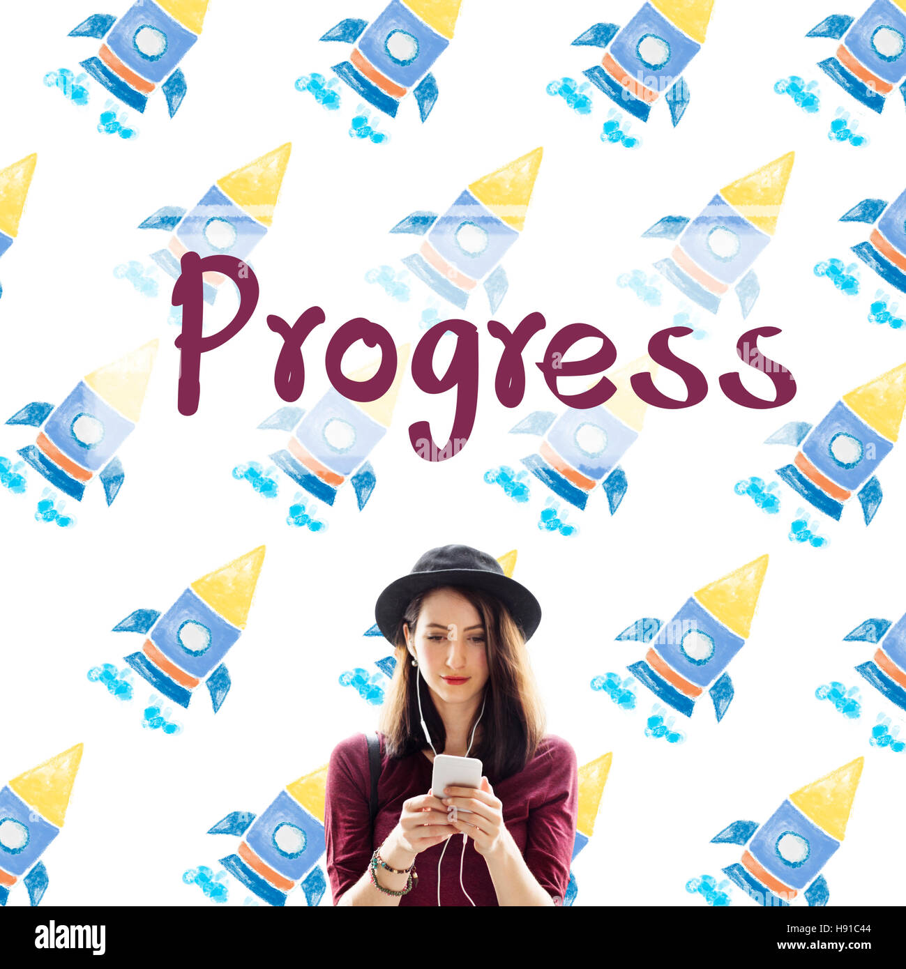 Progress Development Better Change Concept Stock Photo - Alamy