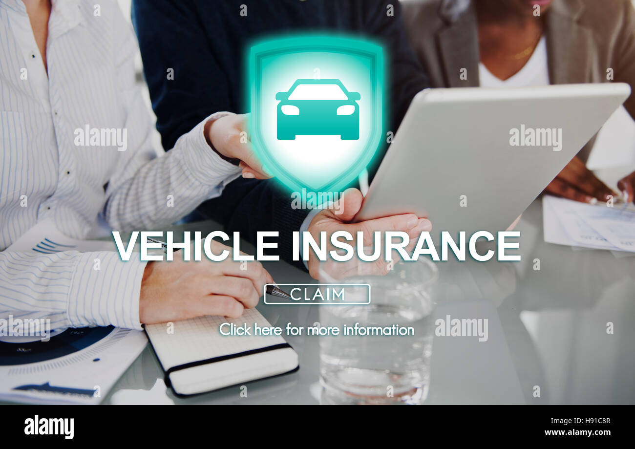 Vehicle Insurance Accident Damage Protection Concept Stock Photo - Alamy