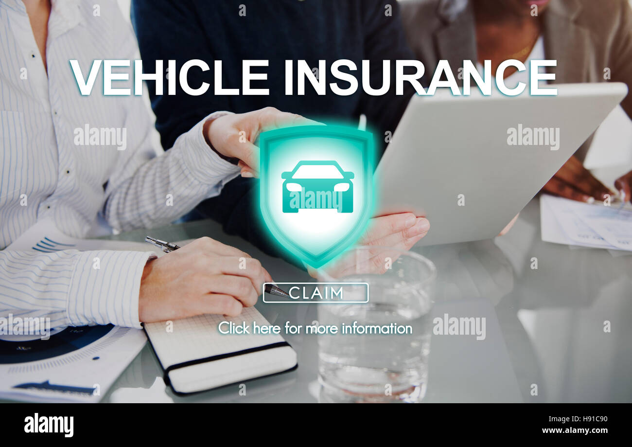 Vehicle Insurance Accident Damage Protection Concept Stock Photo - Alamy