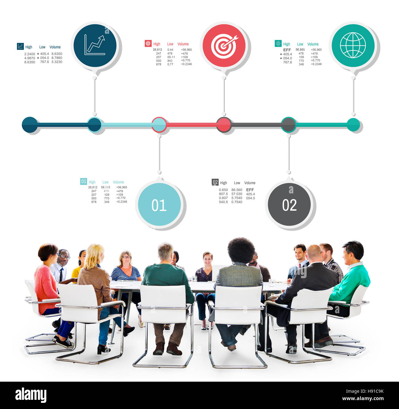 Analysis Data Diagram Inforgrapic Information Concept Stock Photo - Alamy