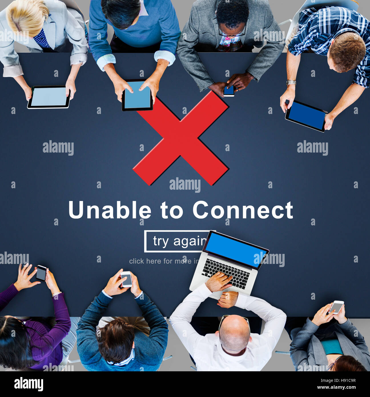 Unable to connect hi-res stock photography and images - Alamy