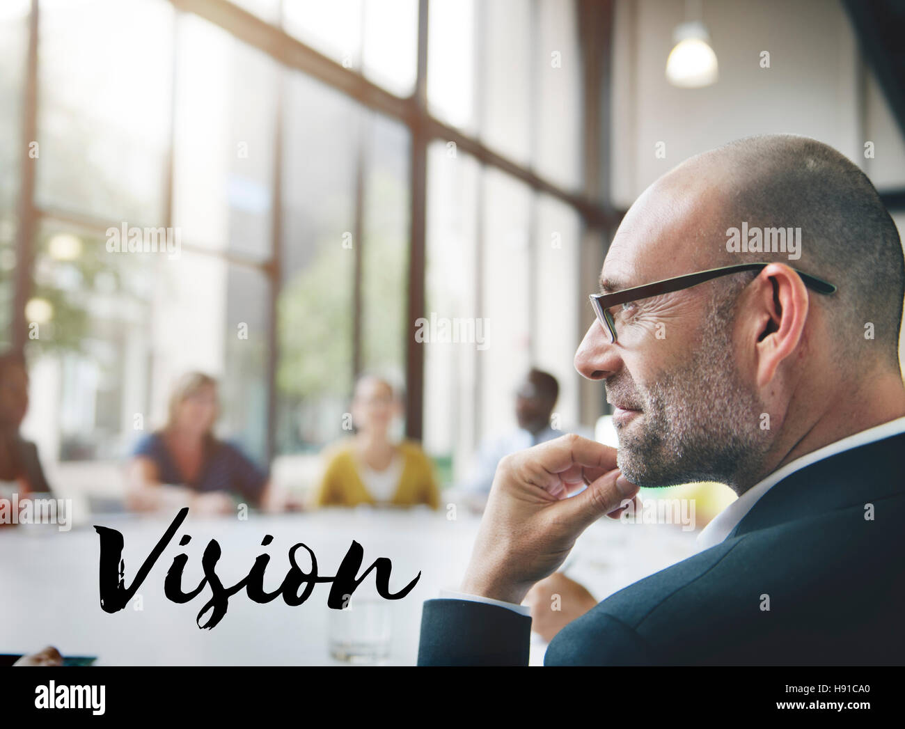 Vision Direction Future Ideas Motivation Target Concept Stock Photo - Alamy
