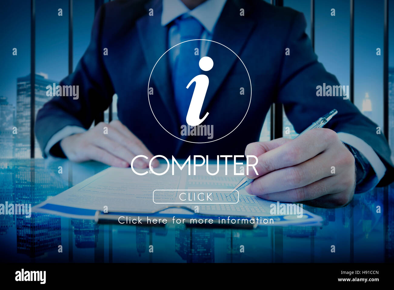 Information Technology Computer System Concept Stock Photo - Alamy