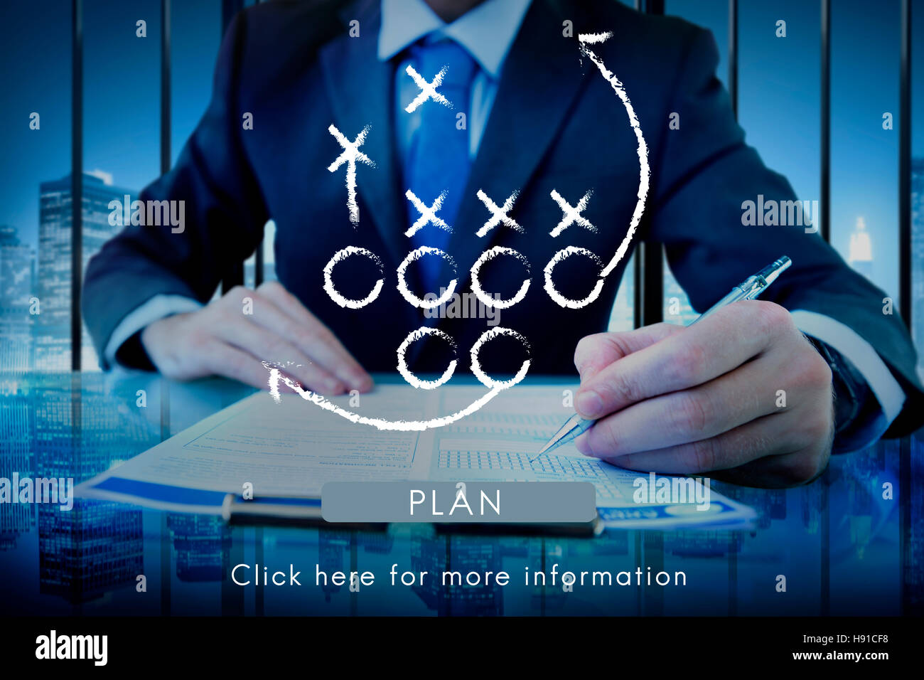 Plan Planning Process Solution Vision Guide Concept Stock Photo - Alamy