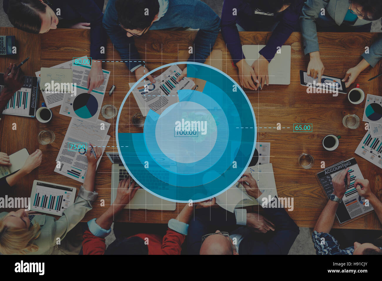 Pie Dough Graph Chart Statistics Concept Stock Photo - Alamy