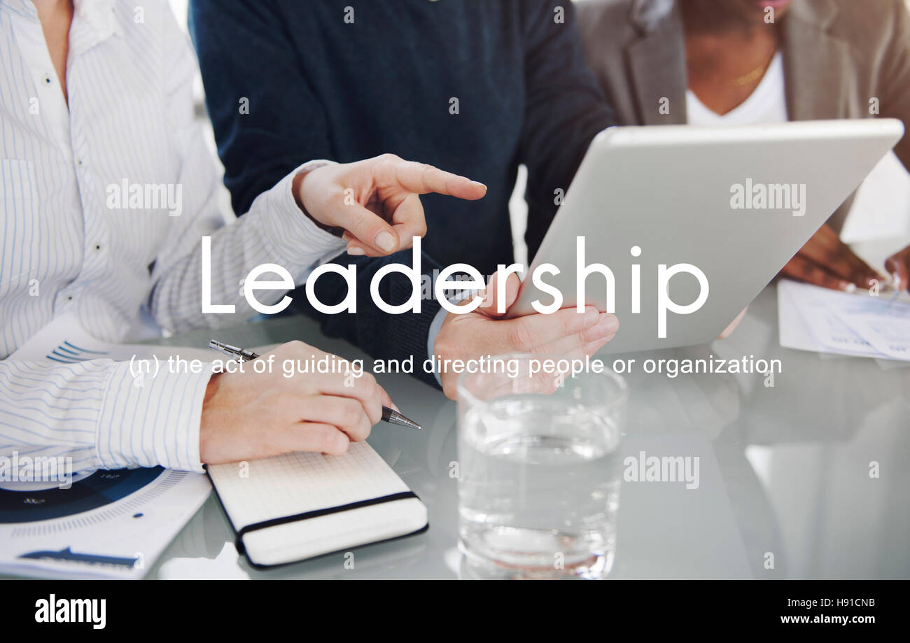 Leadership Lead Guiding Support Integrity Concept Stock Photo - Alamy