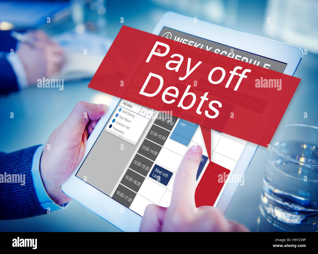 Pay of debts hi-res stock photography and images - Alamy