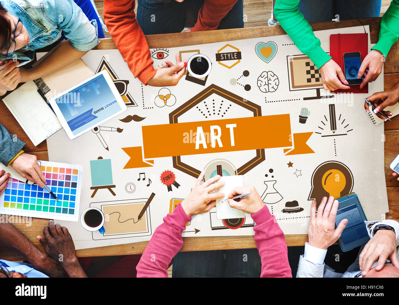 Art Creative Imagination Inspiration Concept Stock Photo - Alamy