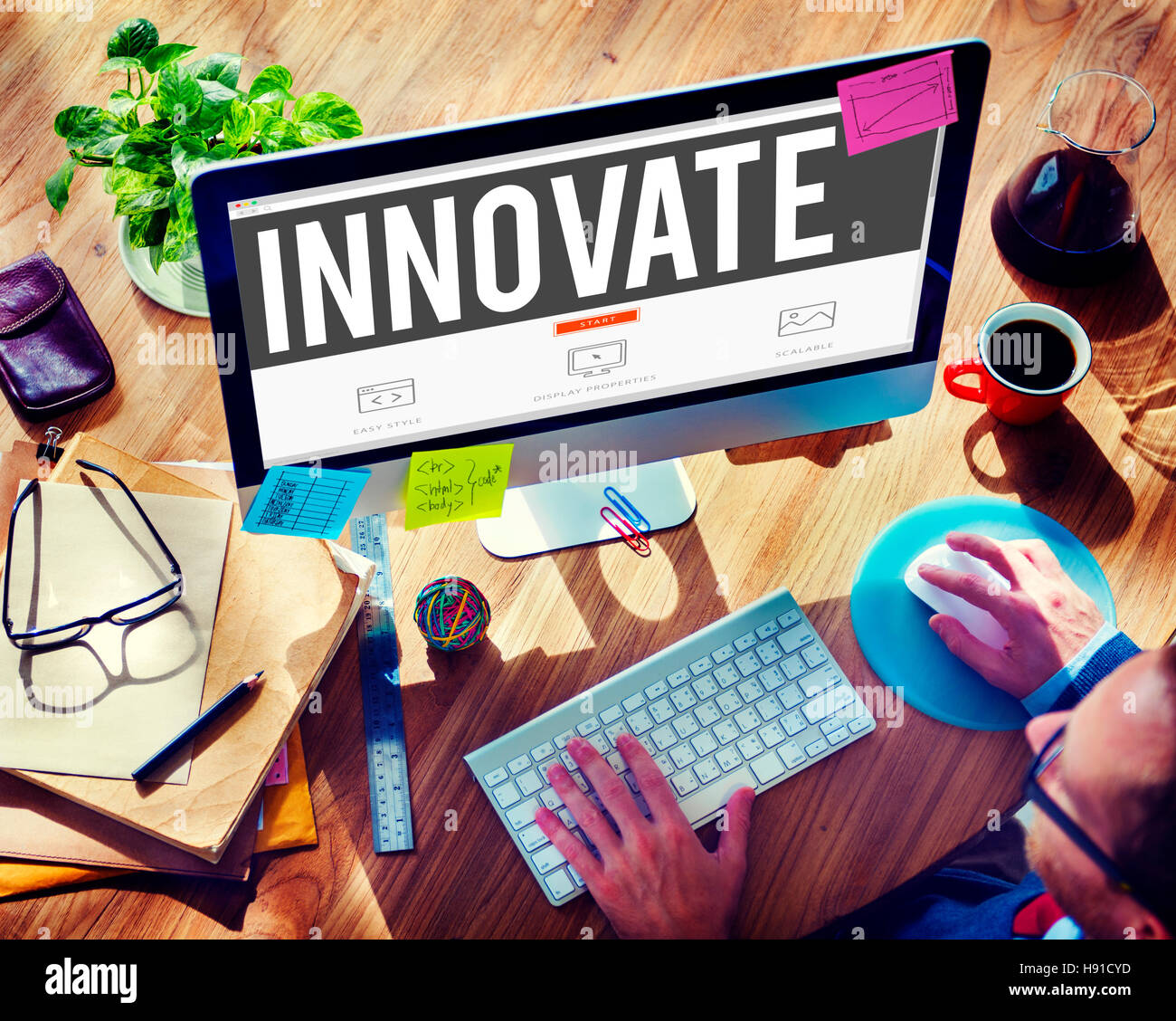 Innovate Innovation Ideas Inspiration Invention Concept Stock Photo - Alamy