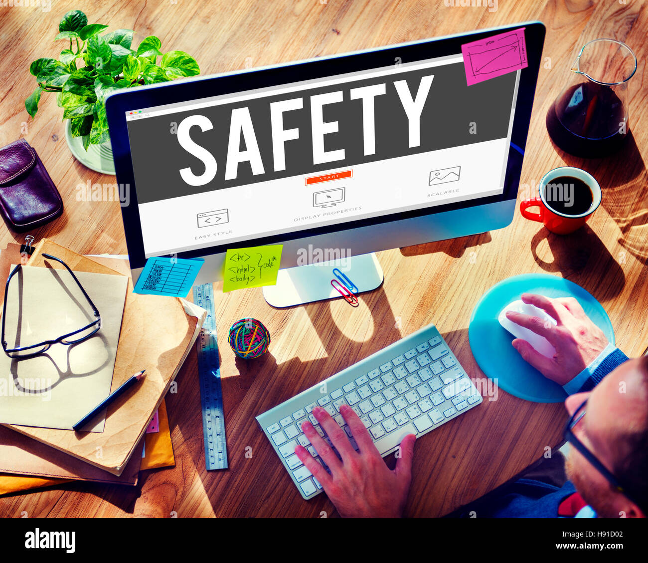 Safety Data Protection Network Security Safe Concept Stock Photo - Alamy