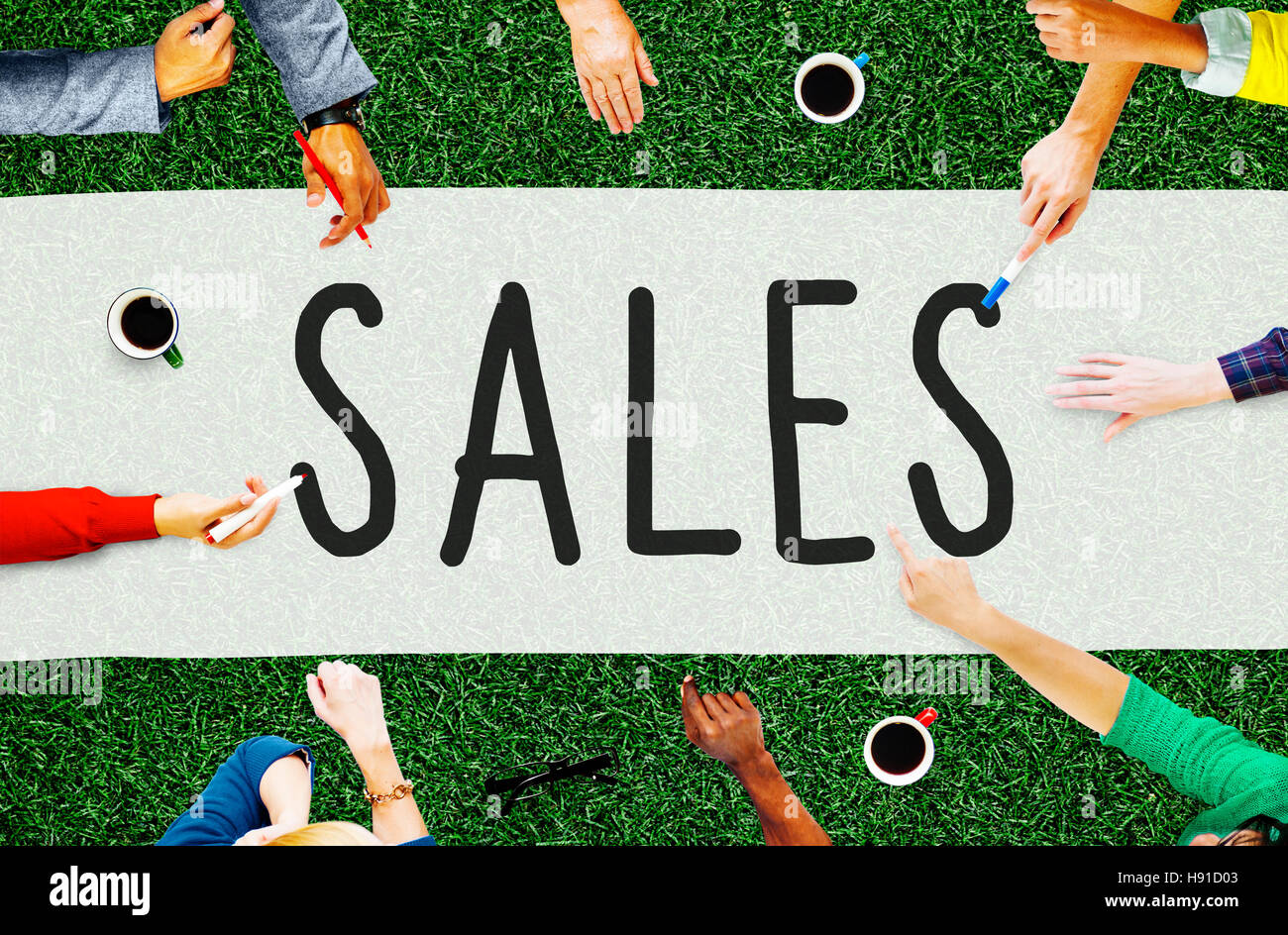 Sales Economy Financial Selling Money Concept Stock Photo - Alamy