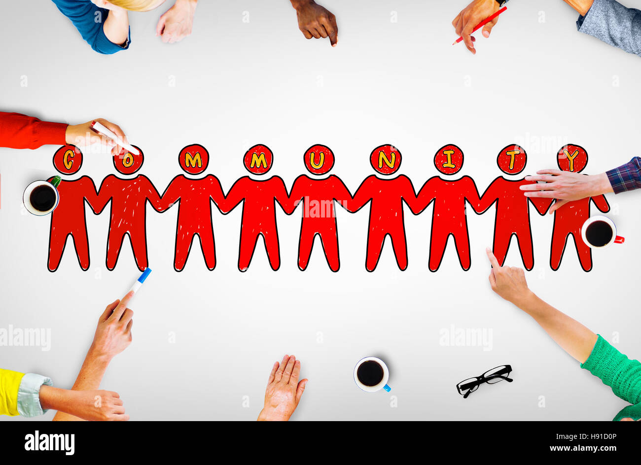 Community people hi-res stock photography and images - Alamy