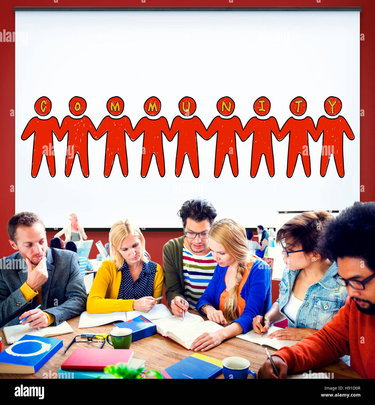 Community People Togetherness Fellowship Concept Stock Photo - Alamy